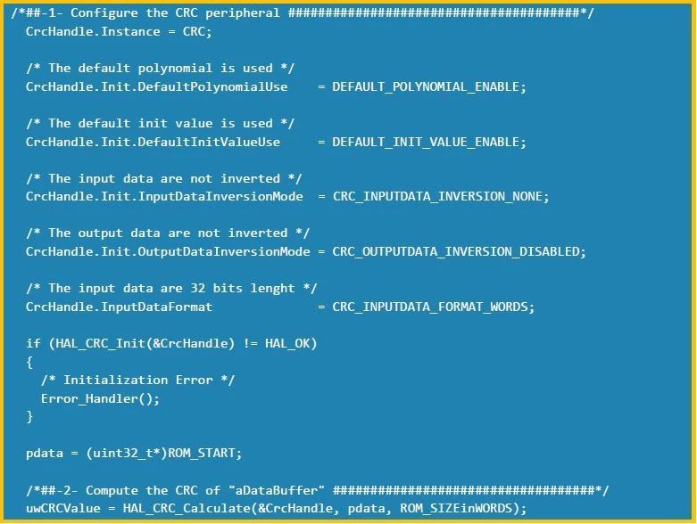 单片机Flash自检和添加CRC常见方法 | MCU加油站